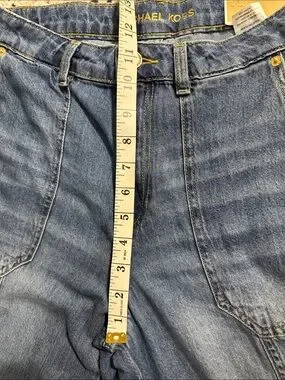 Michael Kors | Jeans | Michael Kors Medium Blue Highrise Wide Leg Jeans ...